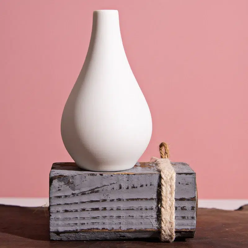 Vase Blanc Moderne - La boutique bohème