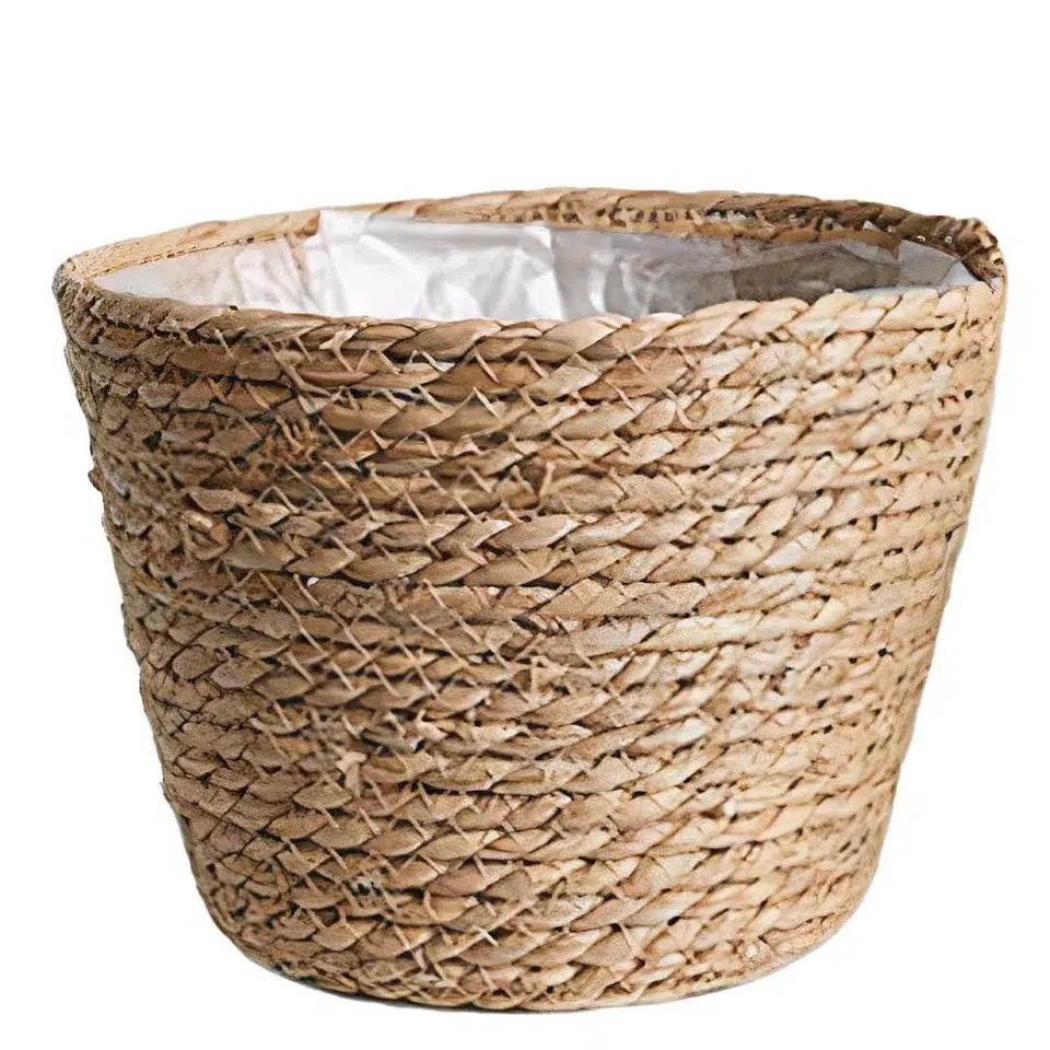 Cache pot osier fibre naturelle - La boutique bohème