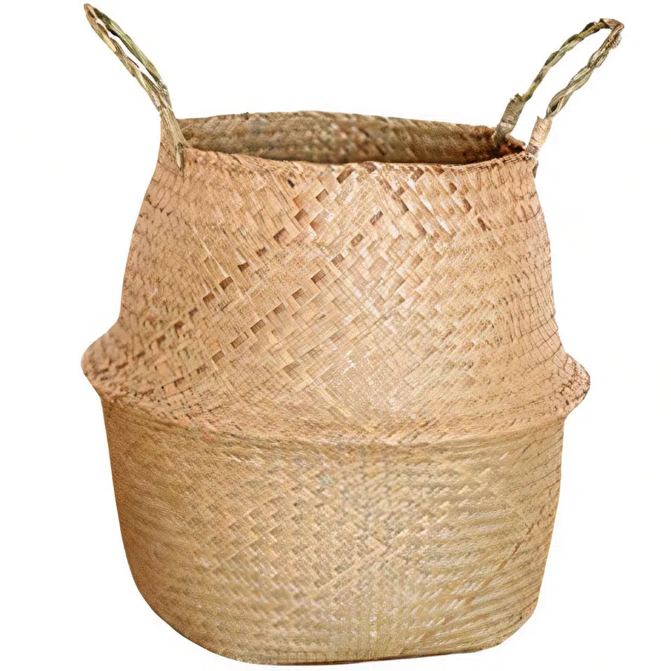 Cache pot osier grande taille - La boutique bohème