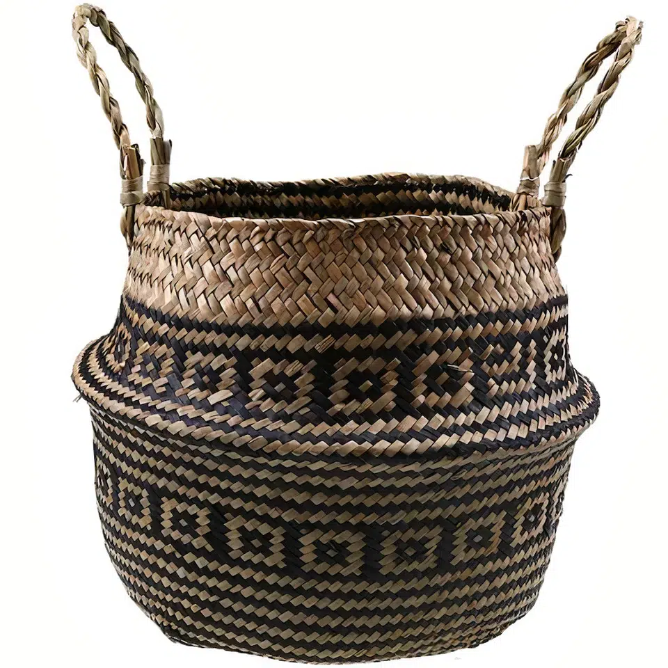 Cache pot osier panier déco - La boutique bohème