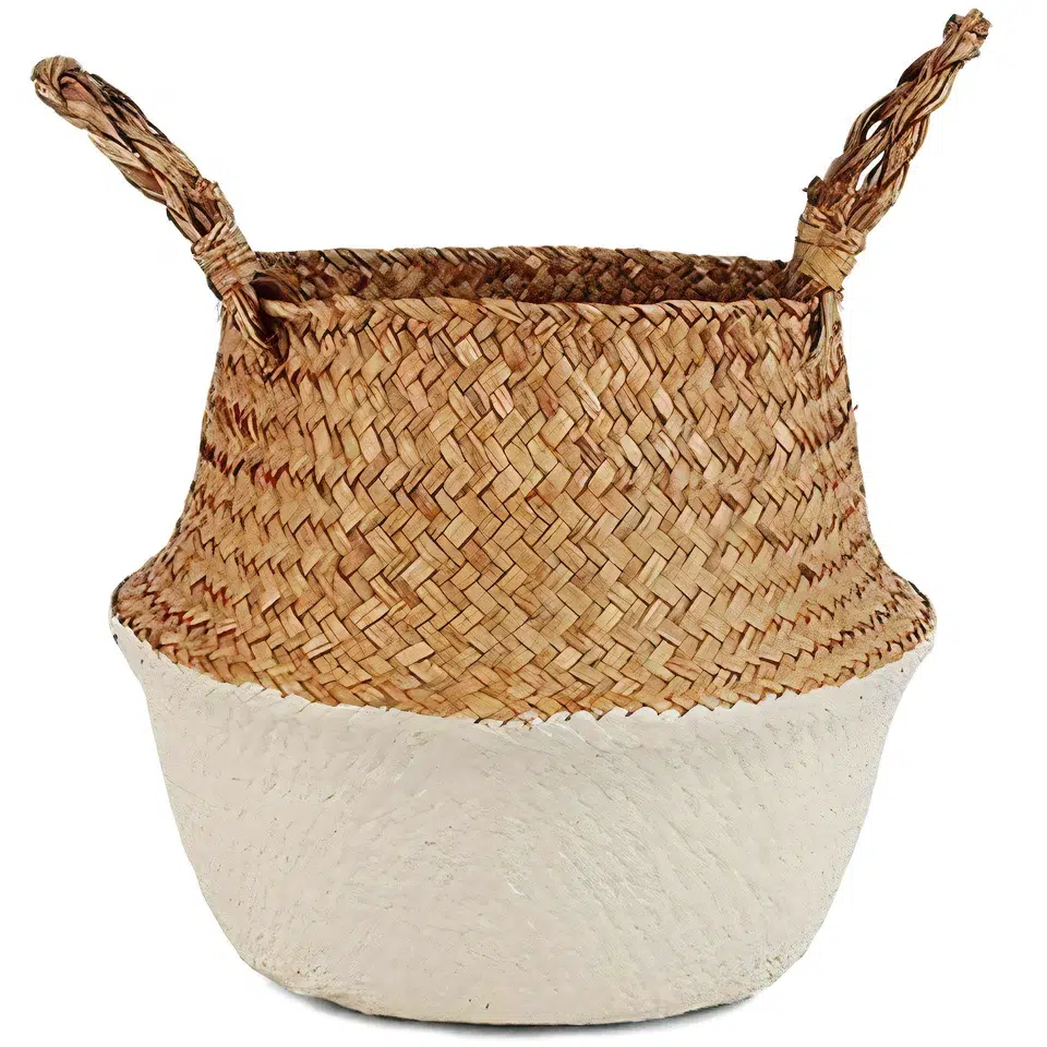 Cache pot osier petit - La boutique bohème