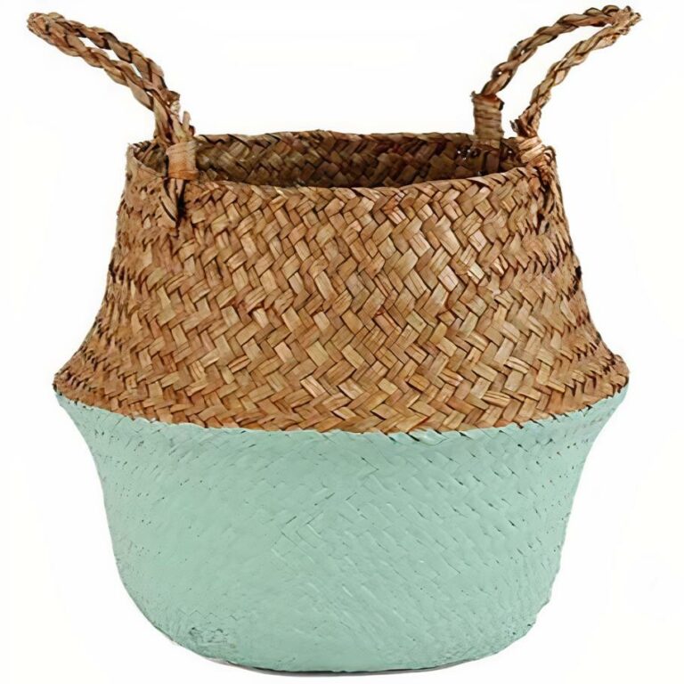 Cache pot osier pour plante d'intérieur - La boutique bohème