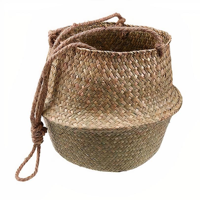 Cache pot osier suspendu - La boutique bohème