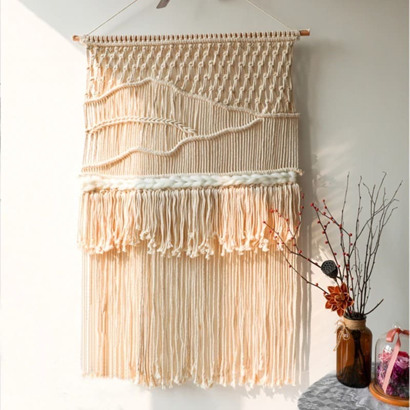 Macramé mural moderne - La boutique bohème