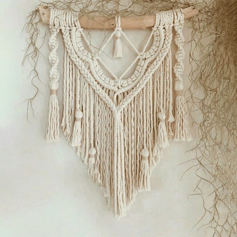 Ornement mural macramé bohème - La boutique bohème