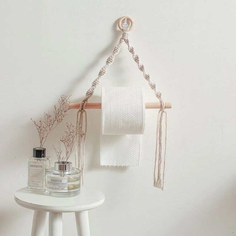 Porte Papier Macramé - La boutique bohème