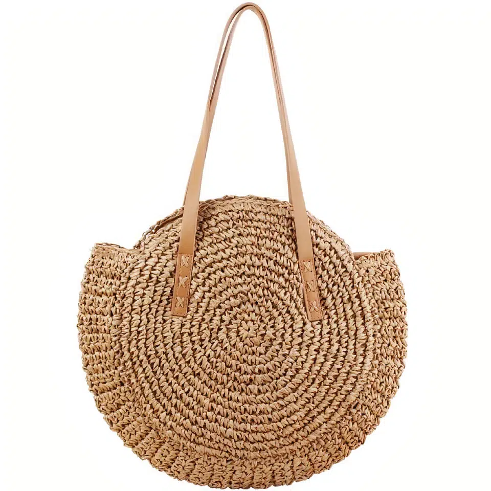 Sac rond paille tendance - La boutique bohème