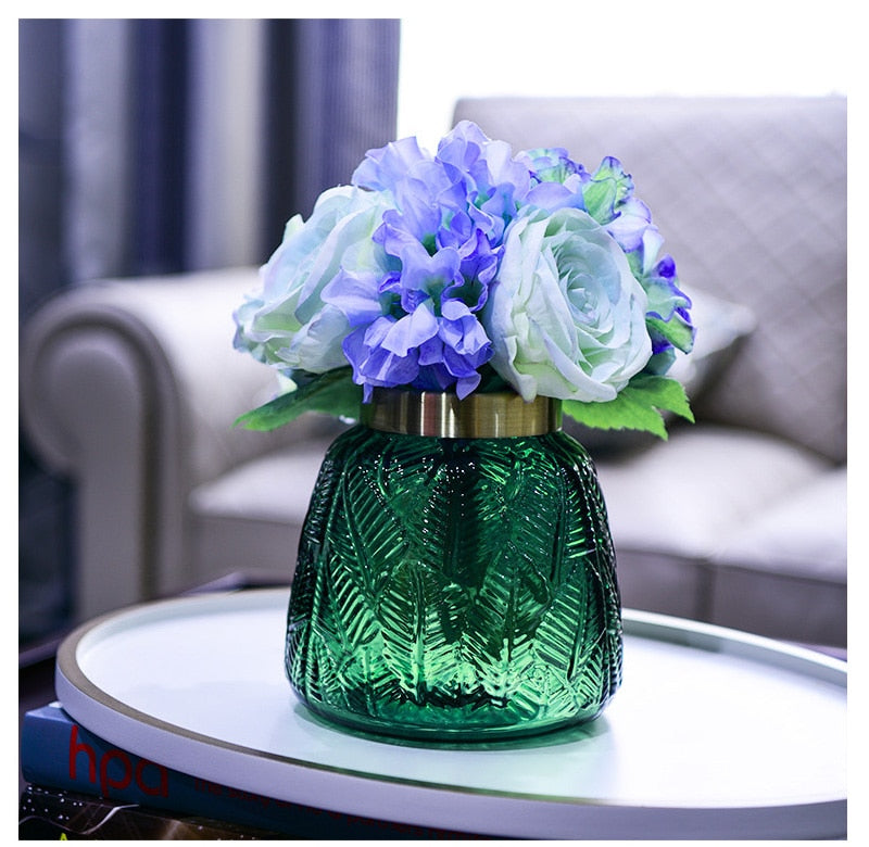 Vase Vert Transparent - La boutique bohème