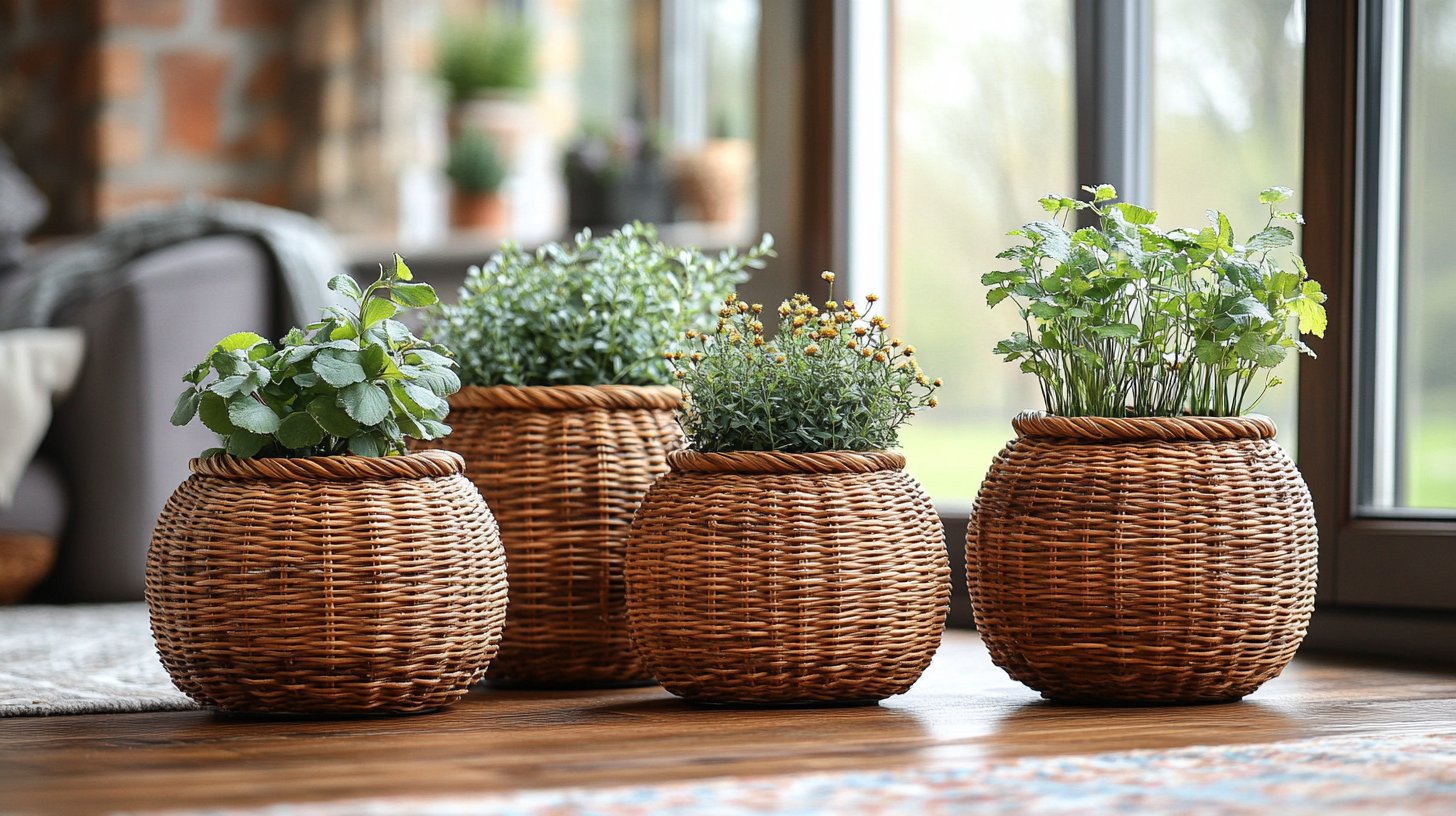 Cache-pots en osier : comment apporter une touche naturelle à votre ...